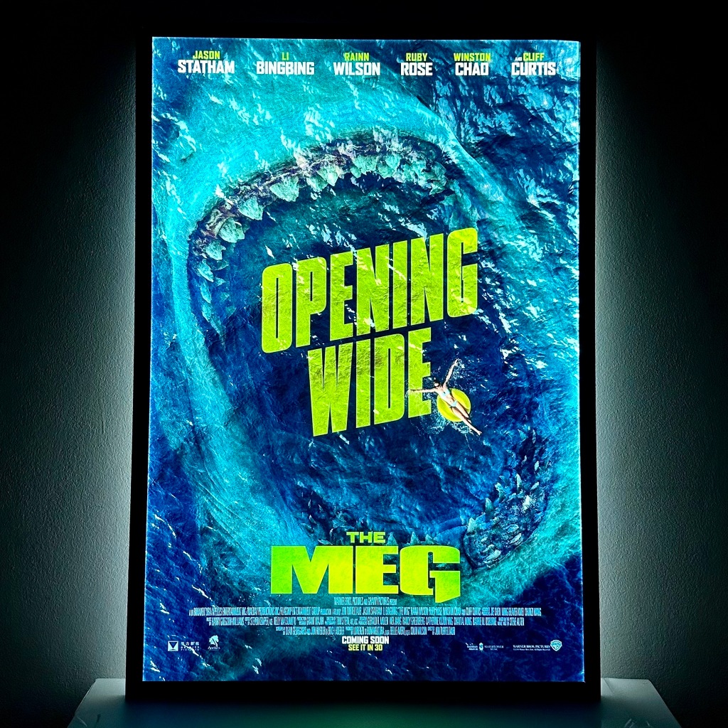 โปสเตอร์ The Meg Poster แท้ สภาพสวย | Shopee Thailand