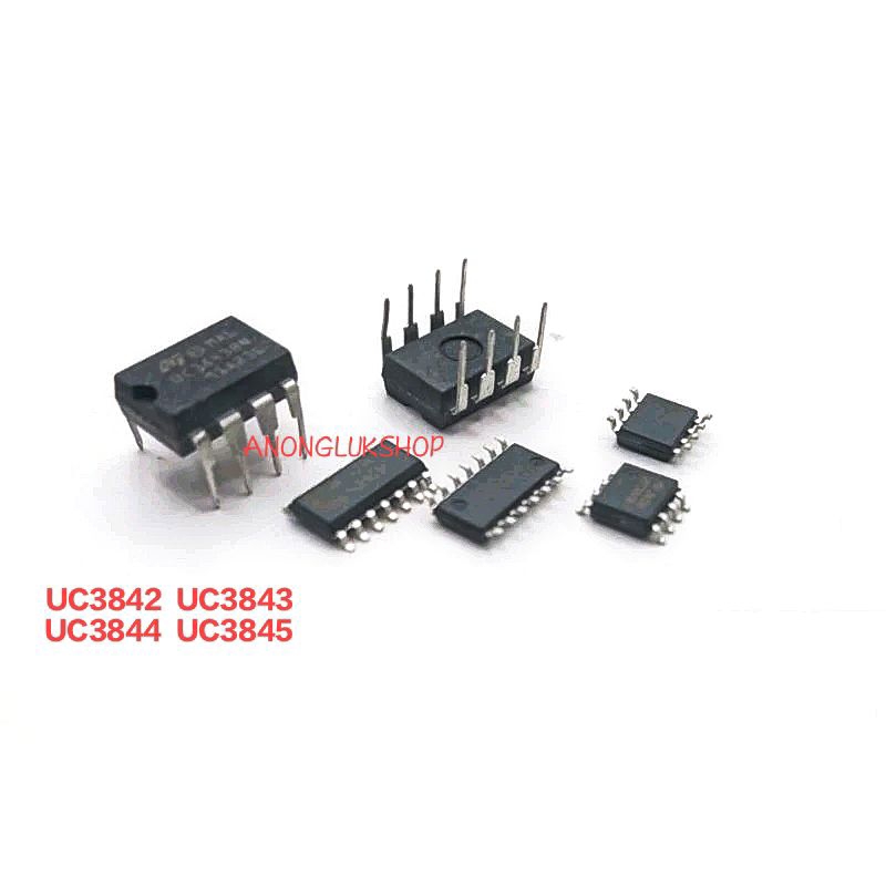 ราคาต่อ 1ตัว 👉👉 UC3842 UC3843 UC3844 UC3845 SMPS Controller IC DIP-8 SOP-8 SOP-14 | Shopee Thailand