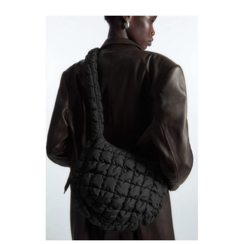 COS quilted messenger bag (พร้อมส่ง) | Shopee Thailand