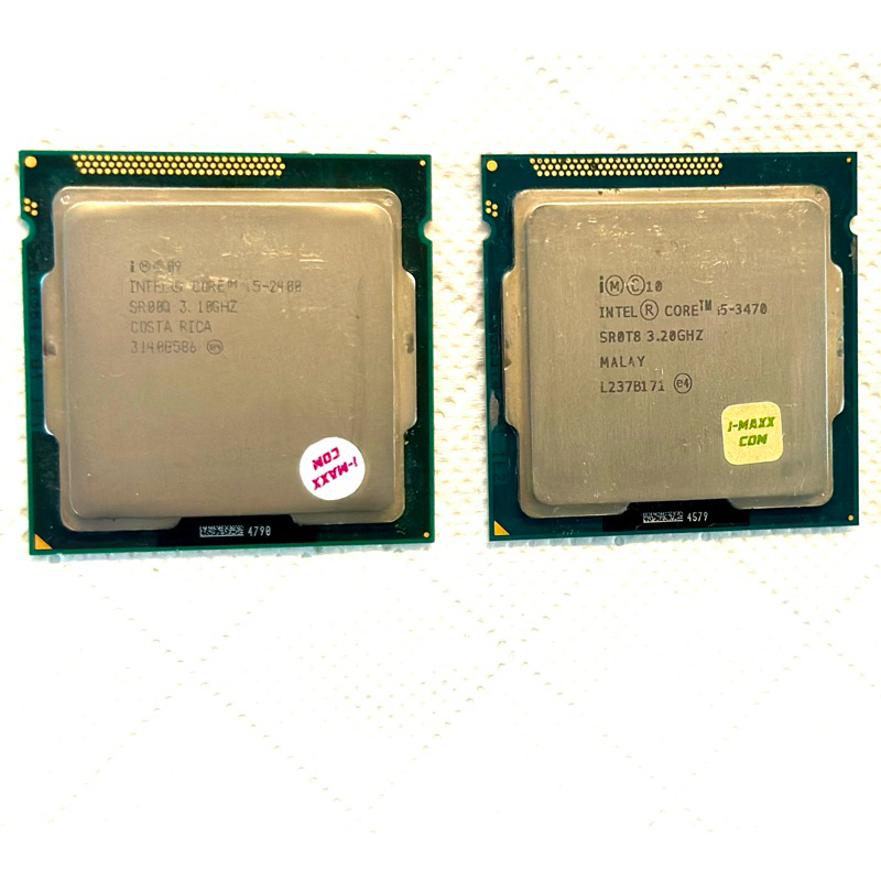 CPU intel i5-2400/ i5-3470S/ i5-3470/Socket 1155 มือสองสภาพดี | Shopee ...