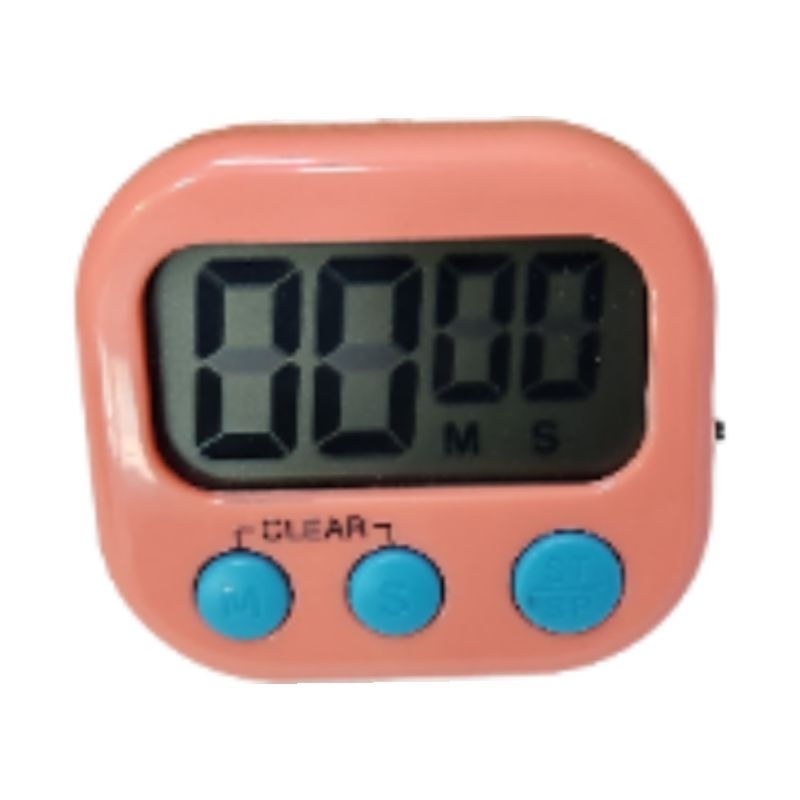 นาฬิกาจับเวลา JS-118 สีชมพู จับเวลาเดินหน้าถอยหลังได้ 99 นาที | Shopee Thailand