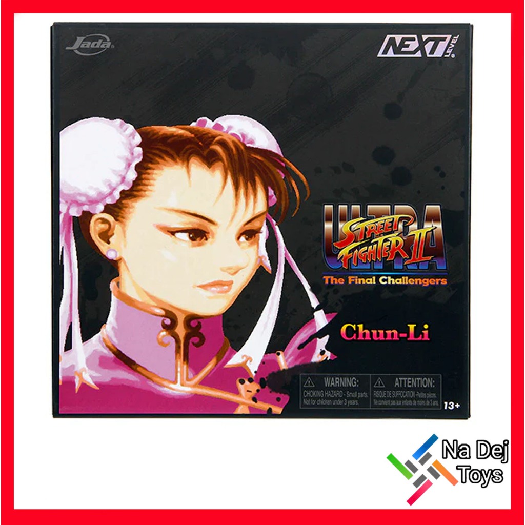 Jada Toys Street Fighter Chun-Li Pink Costume 6" Figure เจด้า ทอยส์ ...