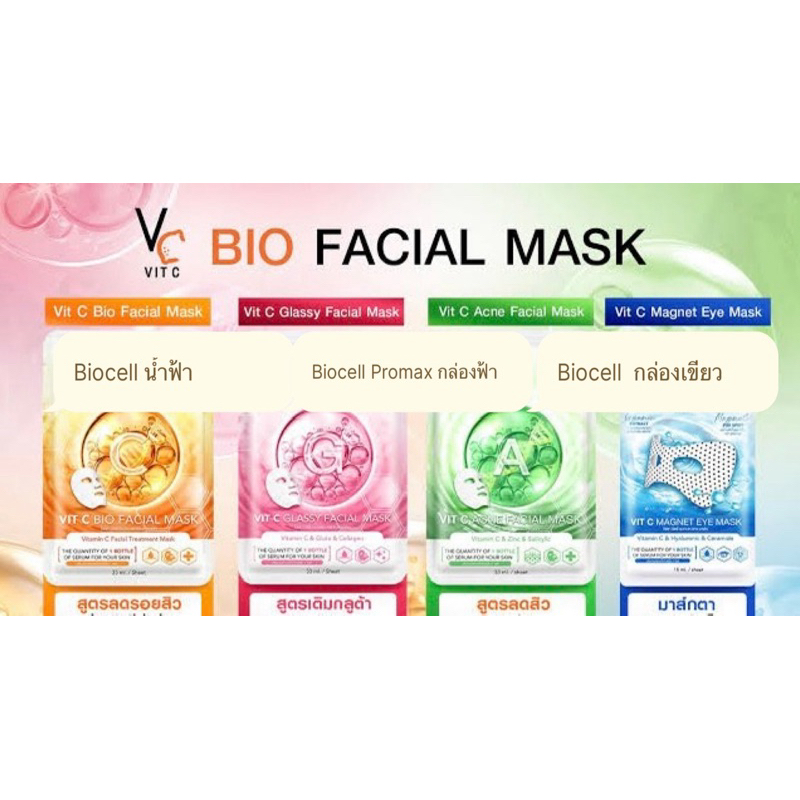 Biocell mask facial | Shopee Thailand