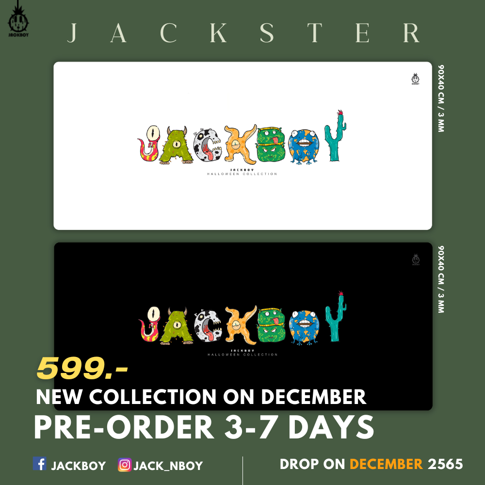 Jacknboy Unique Mousepad : Jackster (แจ็คสเตอร์) 90x40 cm. | Shopee ...