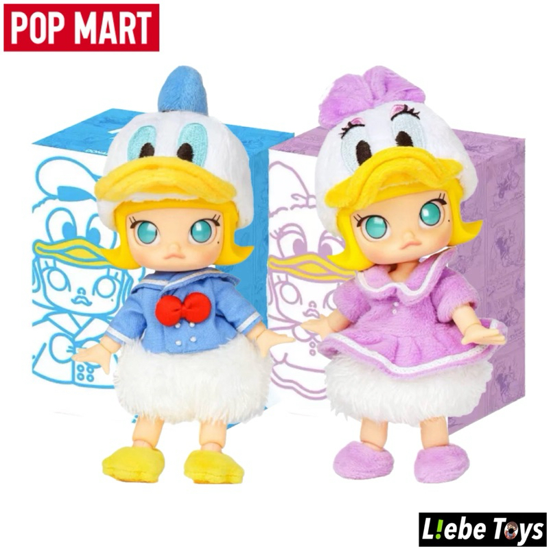 POPMART x Disney Daisy Duck & Donald Duck Molly Action Figure | Shopee ...