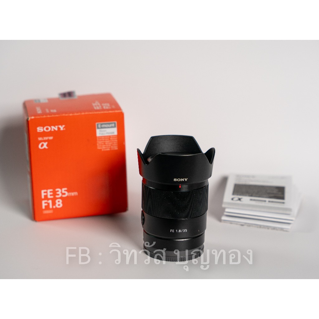 Sony 35mm F1.8 มือสองอดีตประกันศูนย์พร้อมฟิลเตอร์ Kenko Realpro | Shopee Thailand