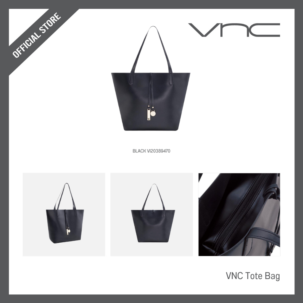VNC กระเป๋า TOTE BAG สี BLACK | Shopee Thailand