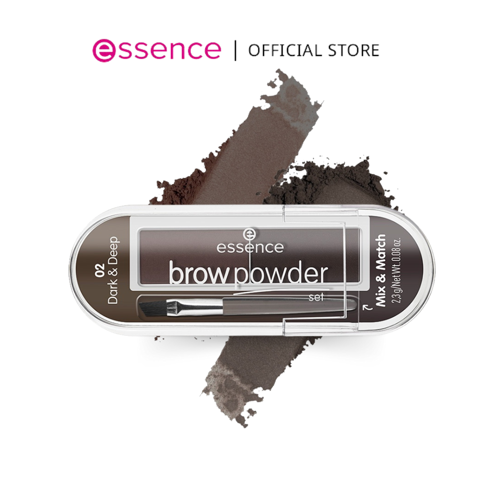 essence เอสเซนส์ brow powder set ที่เขียนคิ้ว แบบฝุ่น | Shopee Thailand