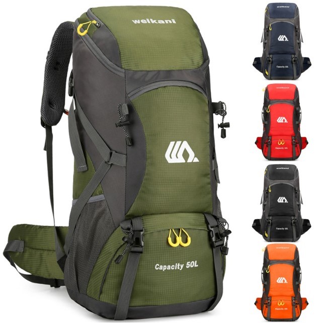 SM ขนาด 50 ลิตร กระเป๋าเป้เดินป่า รุ่นพรีเมี่ยม ใบใหญ่ กระเป๋าสะพาย ร่น ...