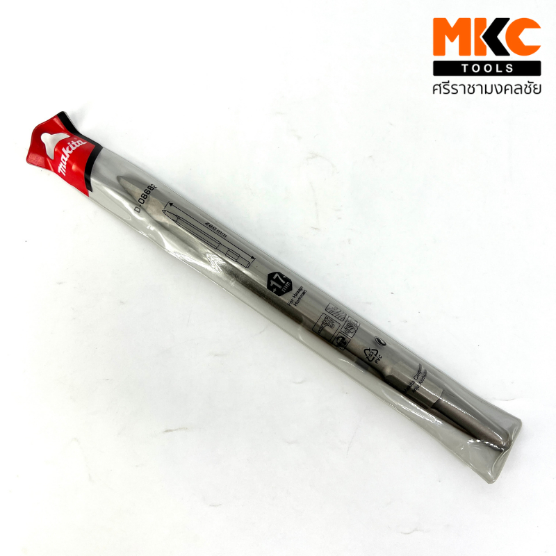 MAKITA ดอกสกัดปากแหลมแกนหกเหลี่ยม 17มม.x280มม. D-08682 | Shopee Thailand