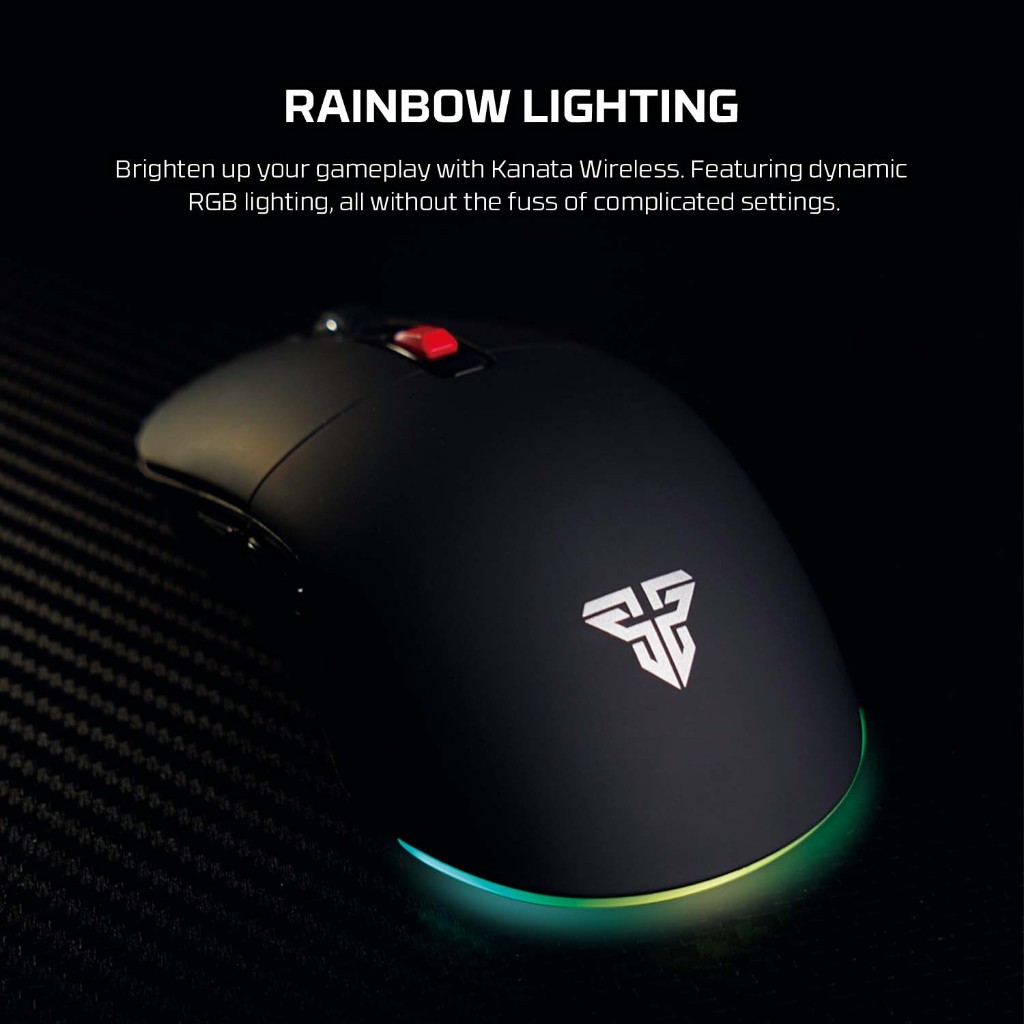 FANTECH WIRELESS MOUSE เมาส์เกมมิ่งไร้สาย Optical ความแม่นยำสูงปรับ DPI ...