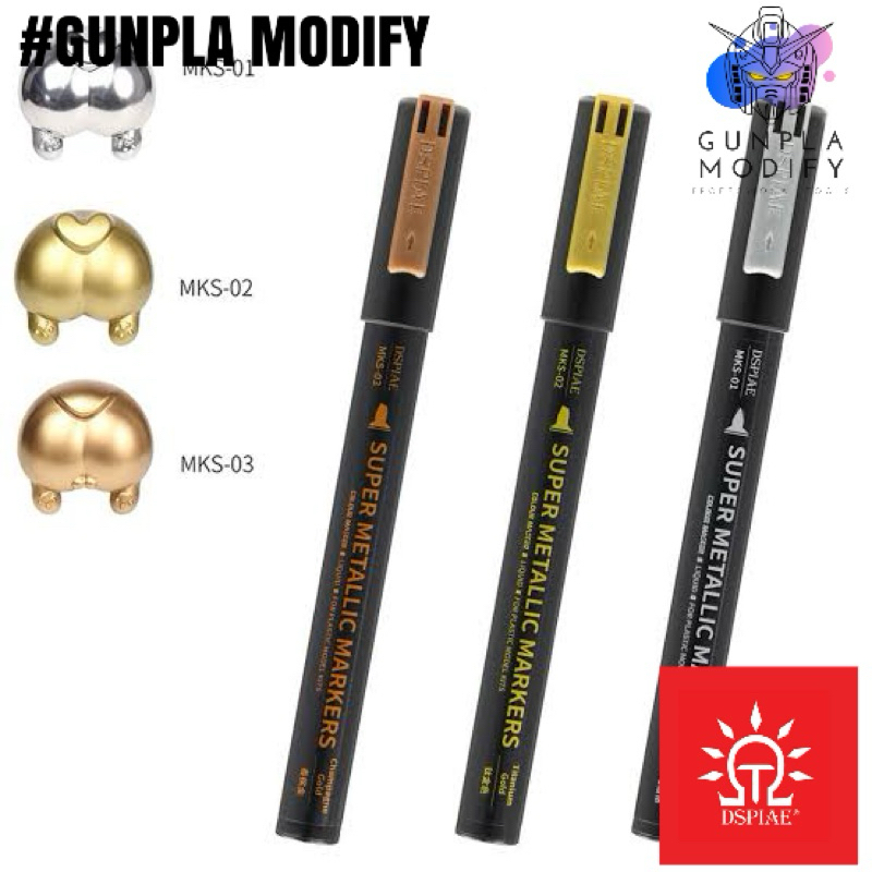 DSPIAE Metallic Color Marker ปากกามาร์คเกอร์ เฉดสีโลหะ | Shopee Thailand
