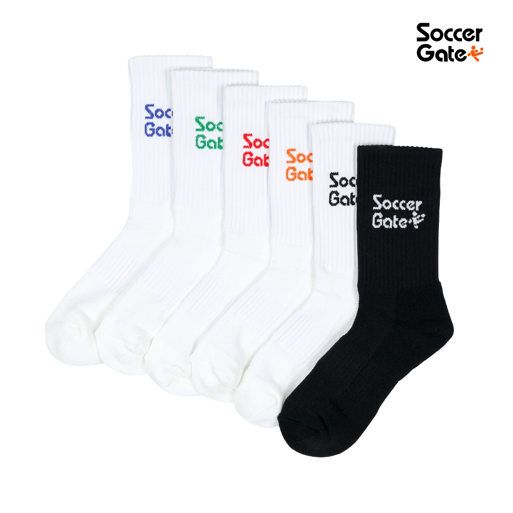ถุงเท้ากีฬา ครึ่งแข่ง แบบธรรมดา Soccer Gate Original [โค้ด SOC500FEB ลด ...