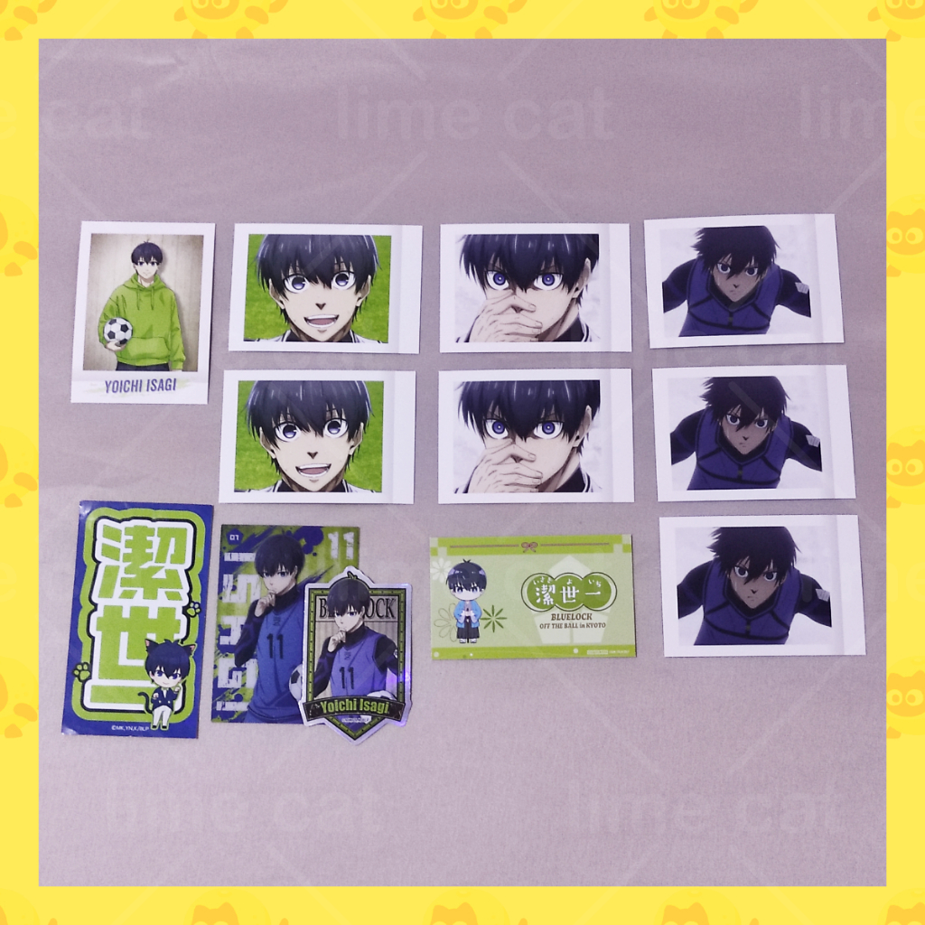[พร้อมส่ง] Blue Lock Isagi PashaColle Card Sticker บลูล็อค อิซางิ โพลา ...