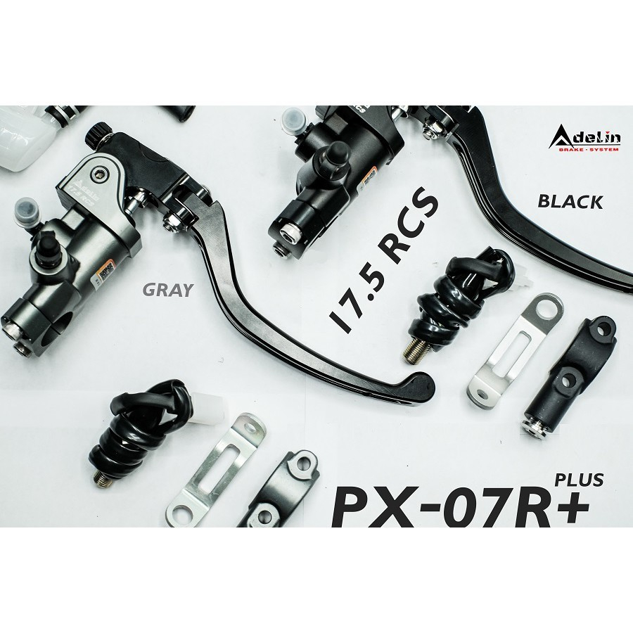Adelin ปั้มบน กระทุ้ง ขวา PX-7R+ ลูกสูบ 17.5 มิล mm Piston 17.5 RCS ทรงอิตาลีซ้าย PX7L+ อเดลีน ...