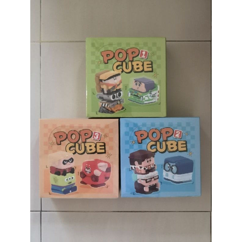 ยก Box พร้อมส่ง PopMart Disney/Pixar Pop Cube Cube-1 Cube-2 Cube-3 ...