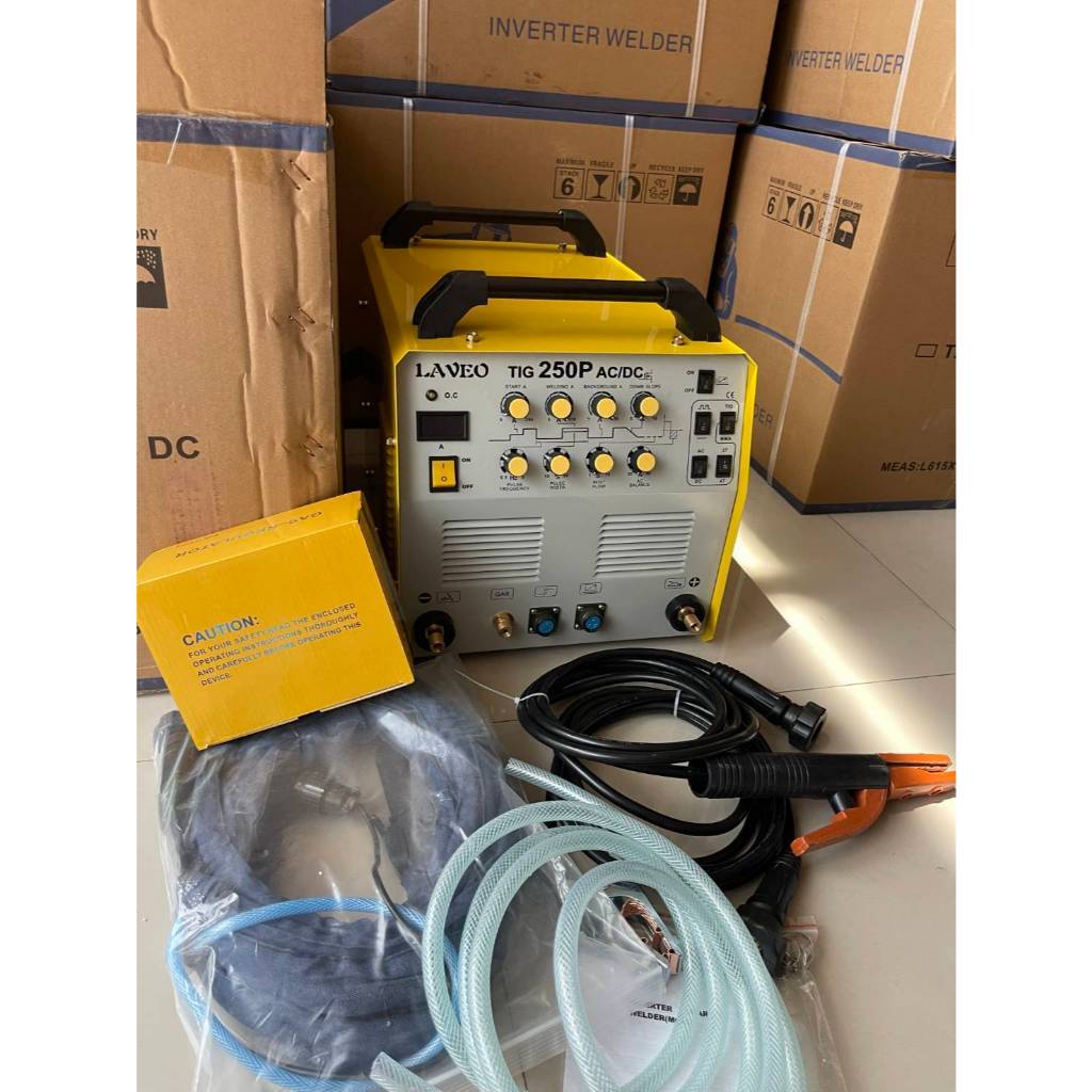 เครื่องเชื่อมไฟฟ้าTIG 250P ACDC กระแสไฟฟ้า220 โวลท์ แบรนด์ LAVEO พร้อมส่งในไทย | Shopee Thailand