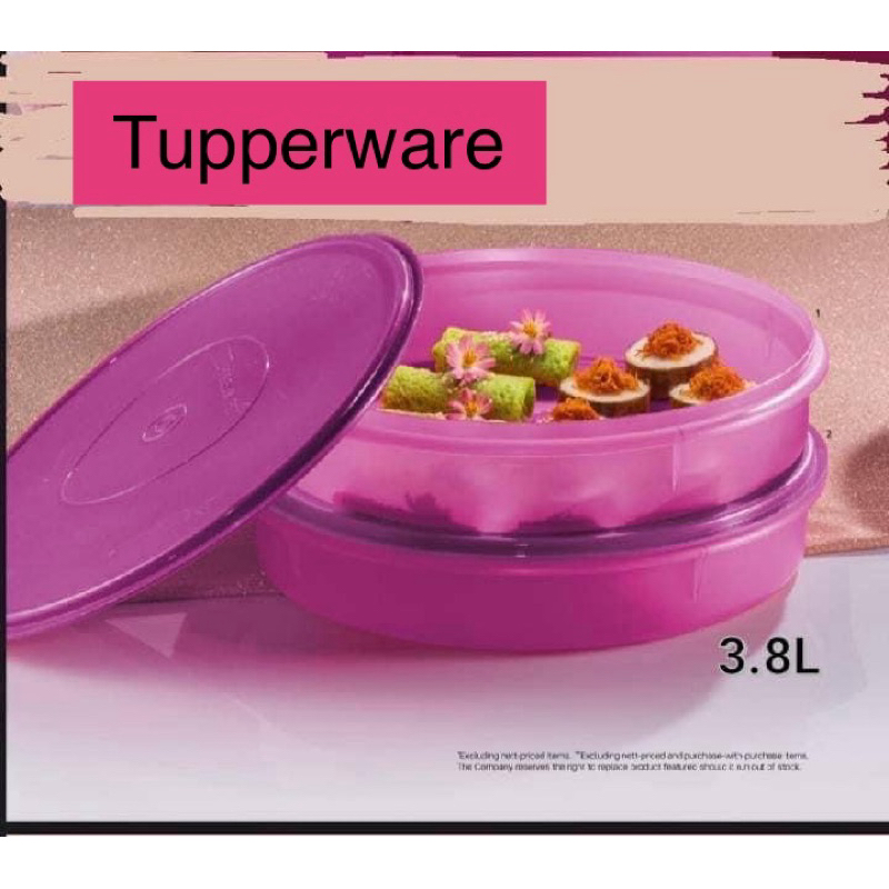 Tupperware รุ่น ชุดเสริฟถาด Take a lot 3.7 ลิตร (1 ใบ) สีม่วง | Shopee ...