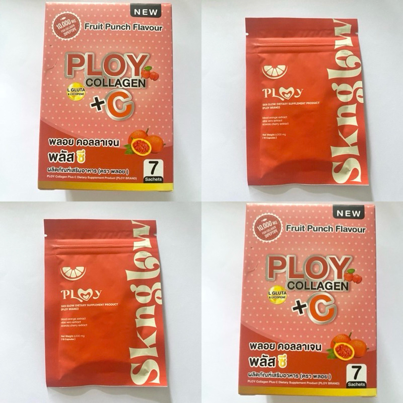 [โค้ดวิดีโอลดเพิ่ม30%]Ploy Collagen Plus C พลอยคอลลาเจน พลัส ซี /พลอยสกินบูสเตอร์ | Shopee Thailand