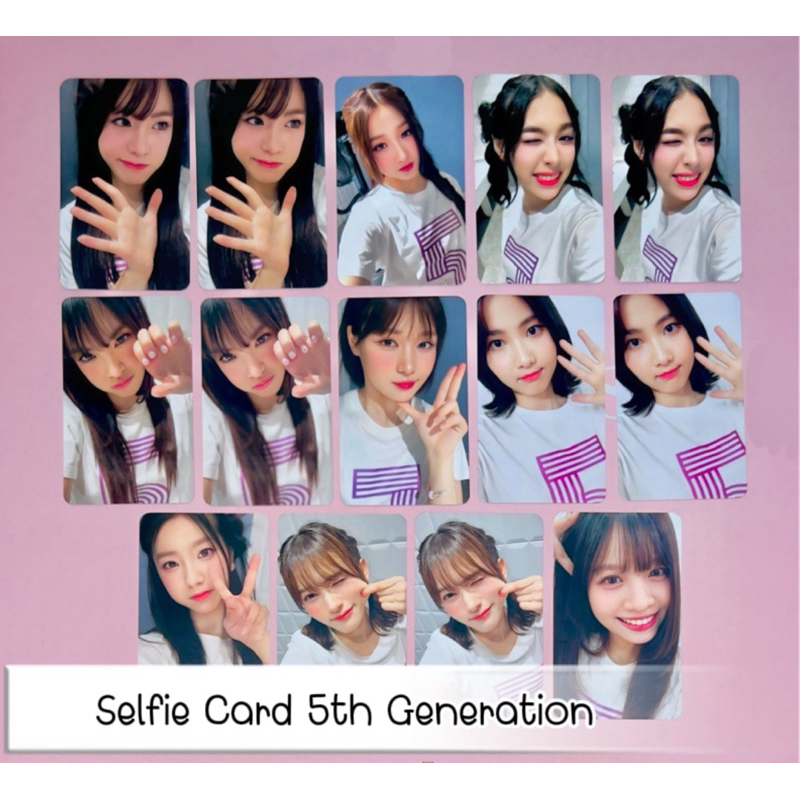 BNK48 Selfie Card 5th Generation debut การ์ด เดบิ้ว รุ่น 5 มีเก็บเงิน ...