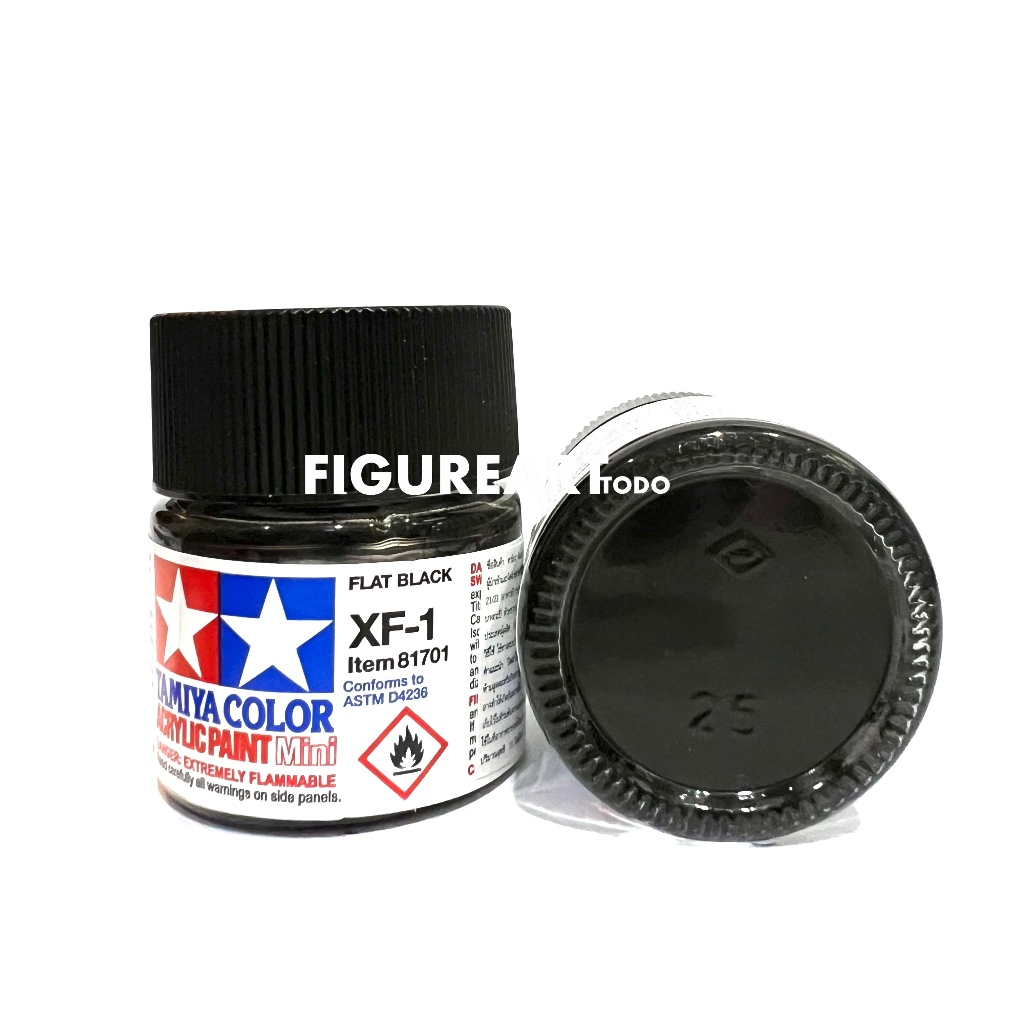TAMIYA ACRYLIC PAINT MINI PRIMARY COLOR FLAT(water-based) กลุ่มสีด้าน ...