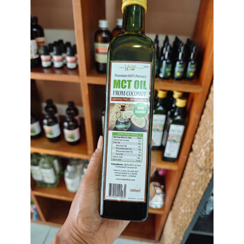 MCT Oil from Coconut “Keto” (Glass Bottle) | Shopee Thailand
