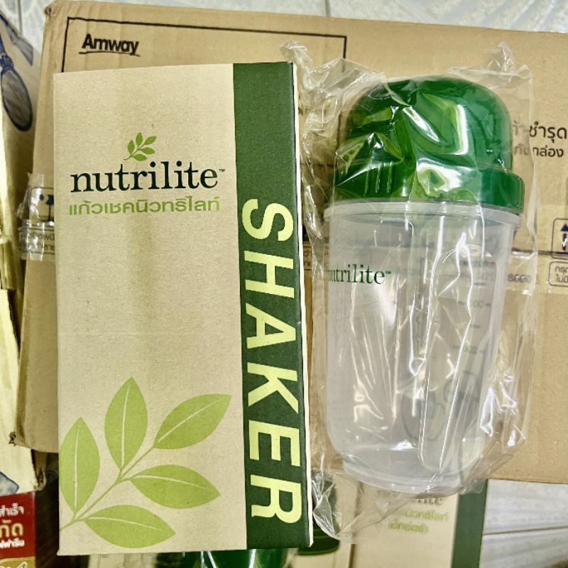 Amway shaker nutrilite แอมเวย์ ขวดเชค แก้วเชค ฝาเขียว นิวทริไลท์ ใช้ใส่ ...