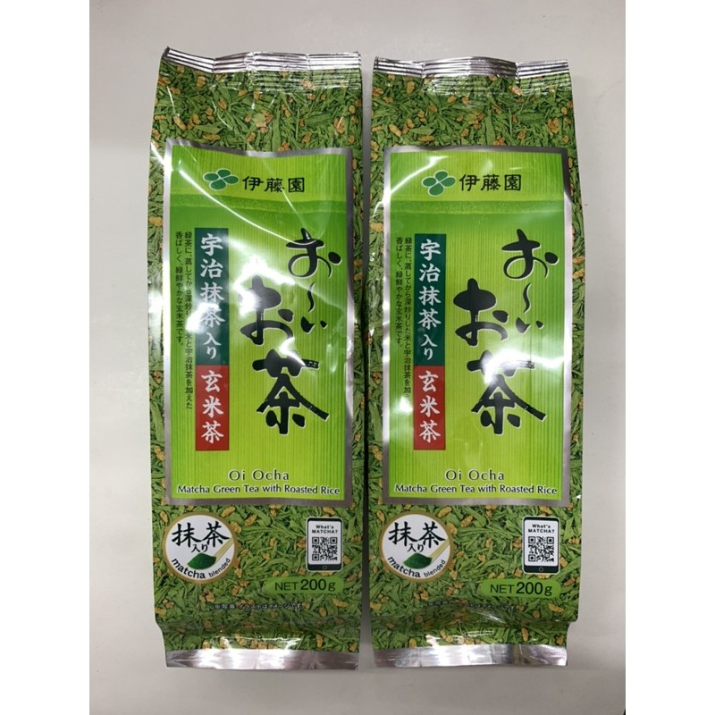 (1 ห่อ)ชาเขียวยี่ห้อ ITOEN Uji Matcha green tea with roasted rice🍵(ขนาด ...