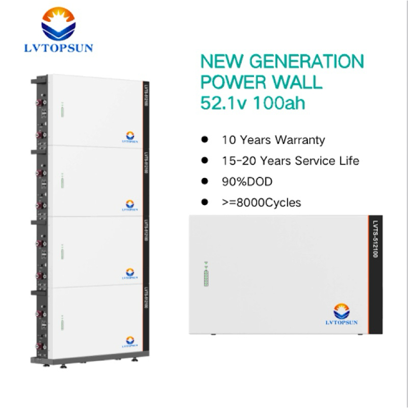 Lv topsun Litium Battery 51.2V รับประกัน 5 ปี ขนาด 100ah - 300 ah ...