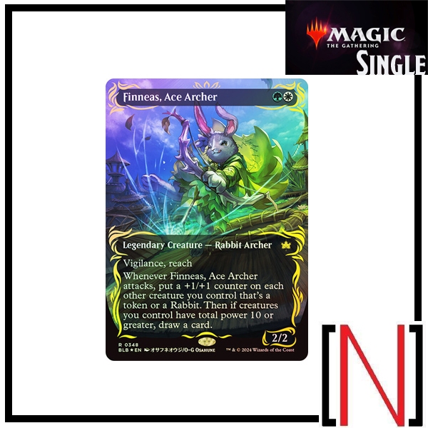 [MTG][Single][BLB] Finneas, Ace Archer ระดับ Rare รูปแบบ Raised Foil ...