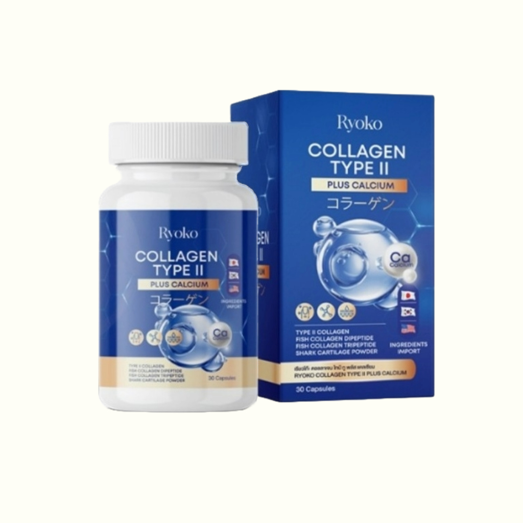 Ryoko Collagen Type ll Plus Calcium เรียวโก๊ะ คอลลาเจน ไทป์ทู พลัส ...