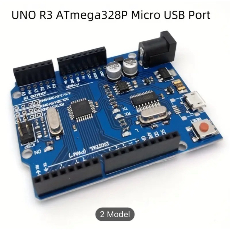 บอร์ด Arduino UNO R3 Micro USB Port พร้อมส่ง ของใหม่ | Shopee Thailand