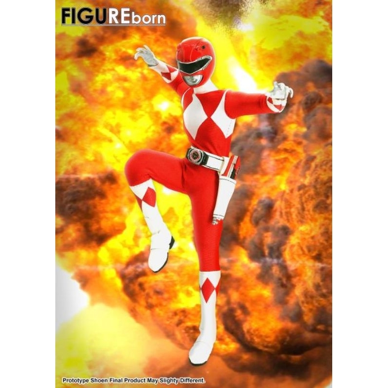 ☣️ NEW Red Power Ranger Rangers Zyuranger FIGUREborn PR01 Somebody ...