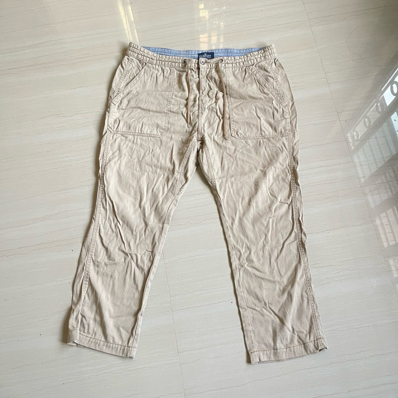 กางเกงขายาว สีครีม มือสอง Bigsize | Shopee Thailand