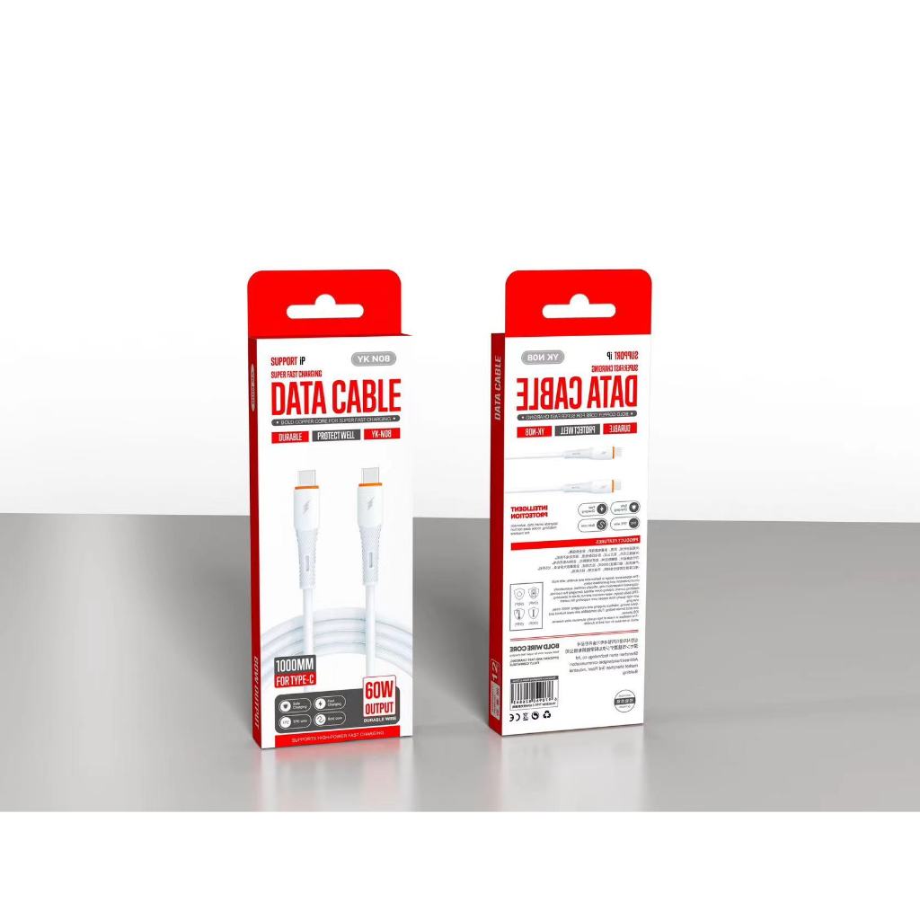 สายชาร์จ USB CABLE YK YK-N08 1m Fast Data Sync Charger Charging Cable | Shopee Thailand