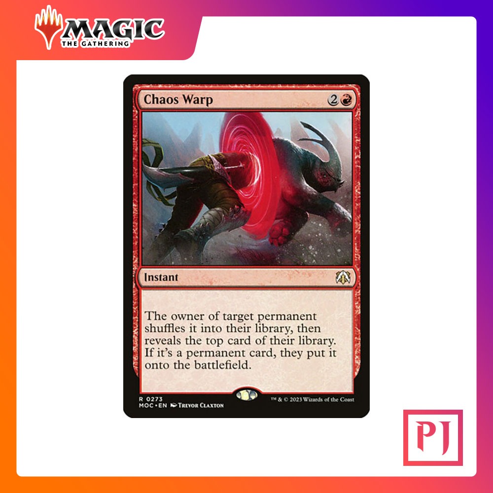 [MTG] Chaos Warp [MOC] [RED] [RARE] [NORMAL] [ENG] (การ์ดเมจิค / Magic ...
