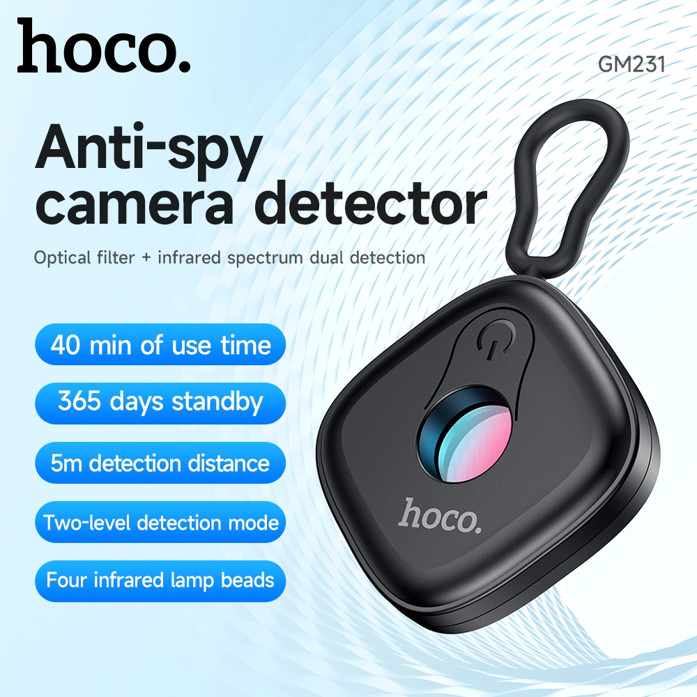 กล้องตรวจจับ HOCO GM231 Anti Spy Camera Detecter ระยะตรวจจับ 5 เมตร มี ...
