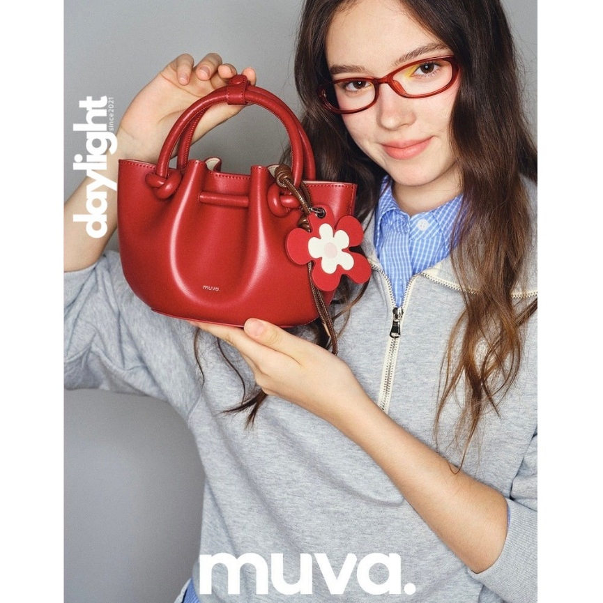 muva bag | mini basket handle bag • กระเป๋าหนังวัวแท้ กระเป๋าถือพร้อมสายสะพาย | Shopee Thailand
