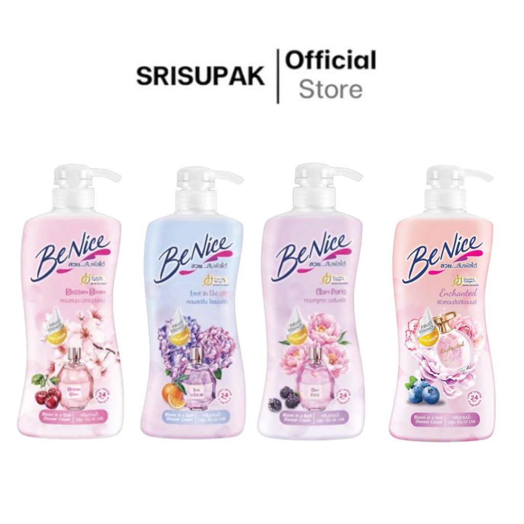 BeNice Shower Cream Bloom In A Bath Enchanted 400ml / บีไนซ์ครีมอาบน้ำ ...