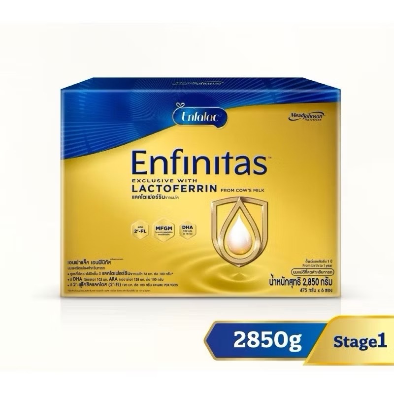 Enfinitas อินฟินิทัส สูตร 1 นมผงสำหรับเด็ก แรกเกิด - 1 ปี ขนาด 2850 ...