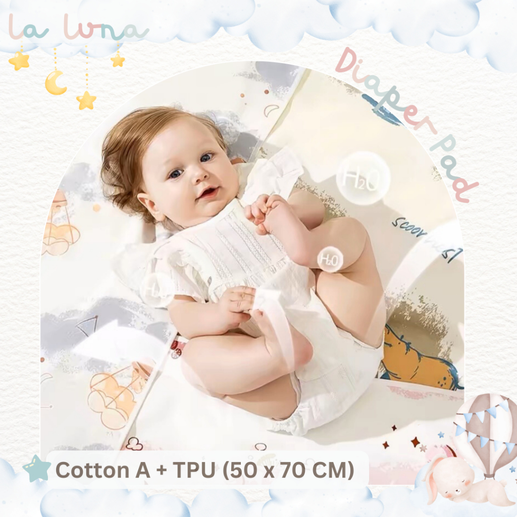 La Luna แผ่นรองผ้าอ้อม แผ่นรองกันเปื้อน ผ้ารองที่นอนเด็ก ผ้ารองฉี่เด็ก ...