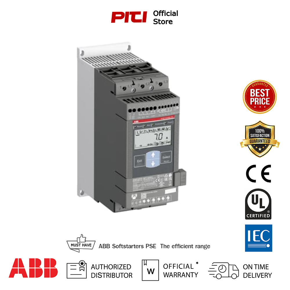 ABB Softstarter PSE85-600-70 (85A 45kW) ซอฟสตาร์ทเตอร์ เหมาะสำหรับงานปั๊ม PSE The efficient ...