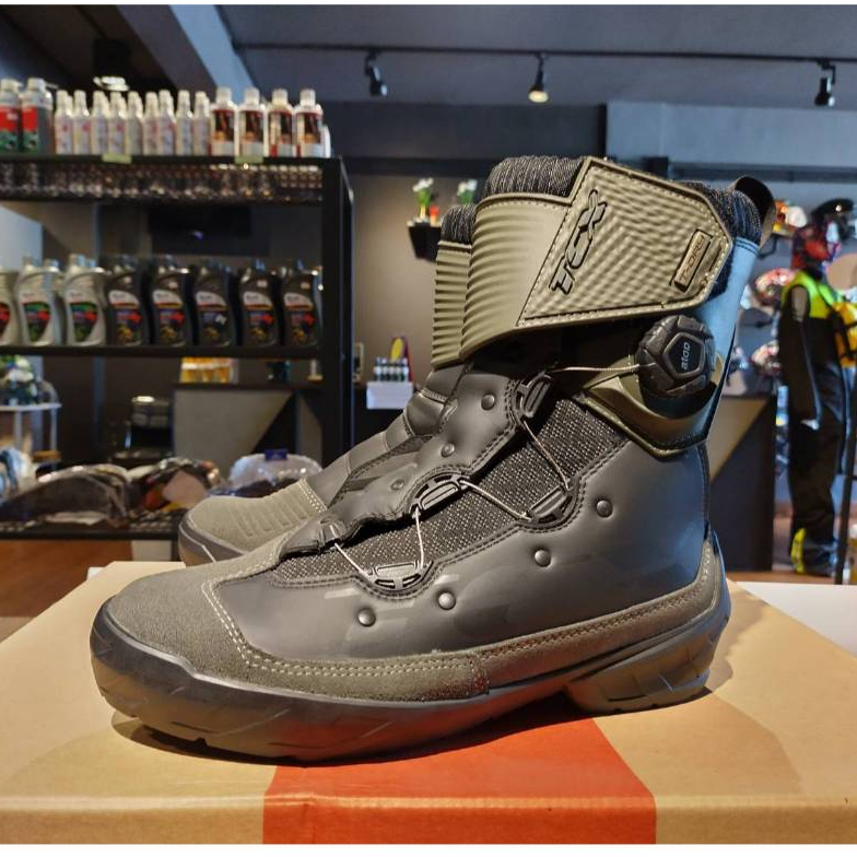 TCX INFINITY 3 MID WATERPROOF BLACK / MILITARY GREEN COLLECTION 2022 ...