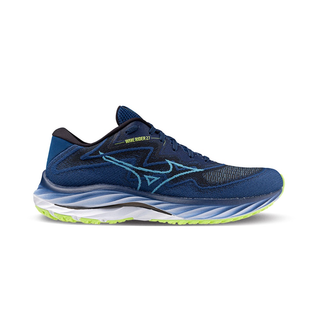 MIZUNO M WAVE RIDER 27 SSW 2E - NAVY PEONY รองเท้าวิ่ง ผู้ชาย มิซูโน่ ...