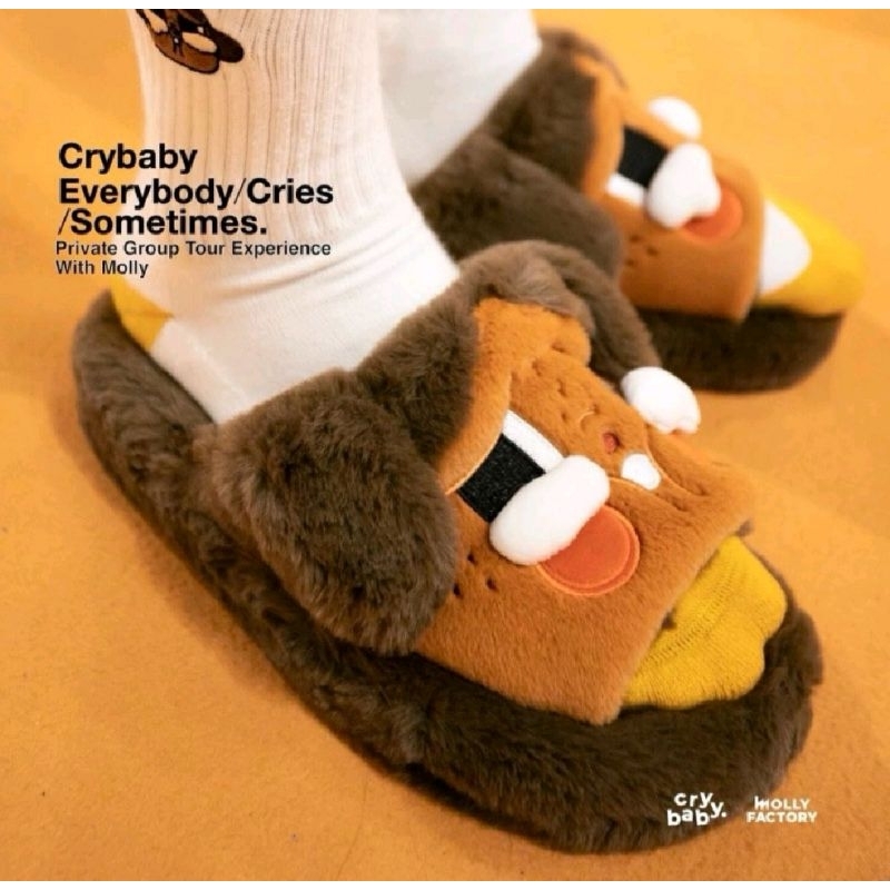 (พร้อมส่ง) Cry Baby รองเท้า Slippers - Crybaby รุ่น Slip Away | Shopee ...