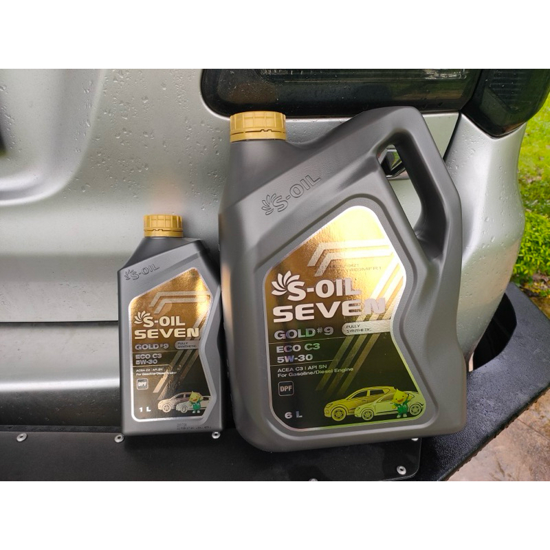 น้ำมันเครื่อง S OIL SEVEN GOLD #9 ECO C3 5w30 ขนาด 5 ลิตร | Shopee Thailand