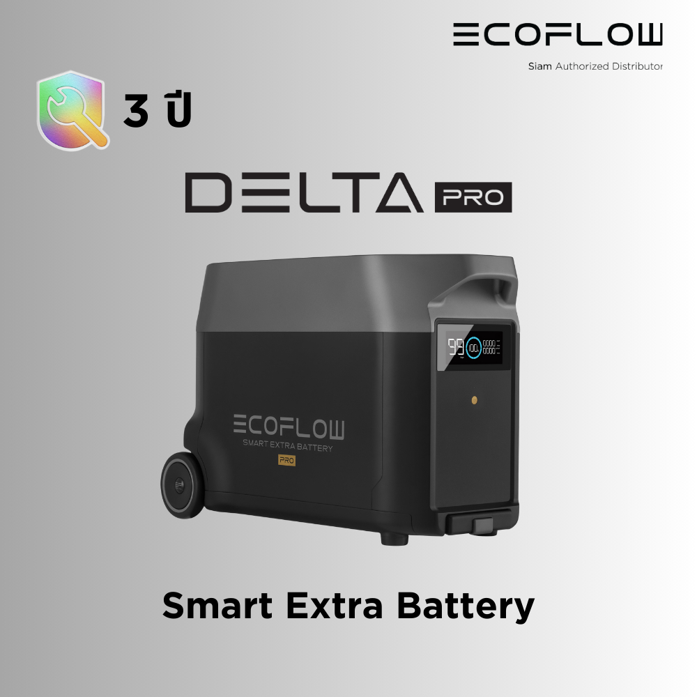 EcoFlow DELTA Pro Smart Extra Battery (แบตเตอร์รี่เสริม) | Shopee Thailand