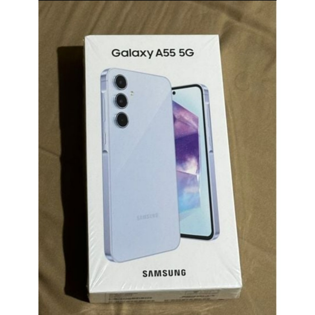 Samsung Galaxy A55 - 5G สีฟ้า ไม่แกะซีล ของใหม่ Memory: ความจุ 256GB ...