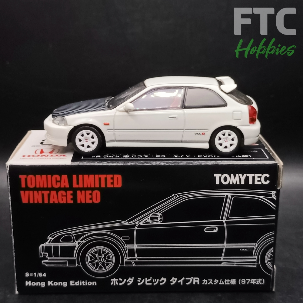 [มือสอง] Tomytec Tomica Limited Vintage Neo Hong Kong Edition - Honda Civic Type R EK9 White ...