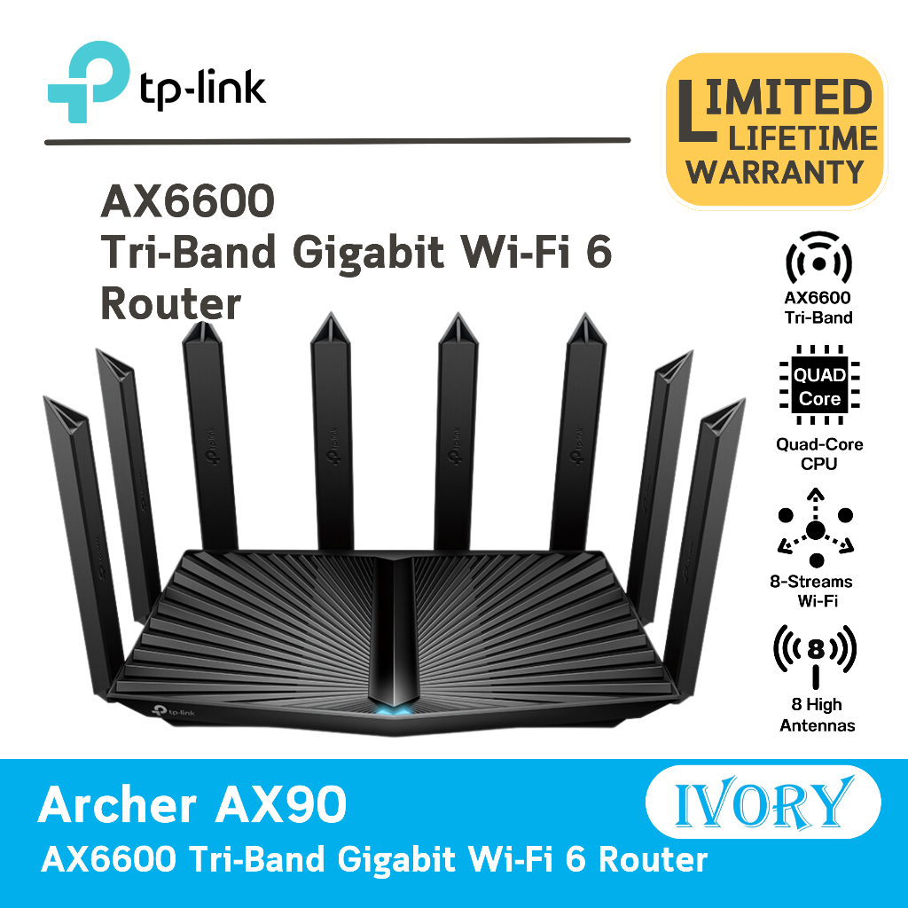 Archer AX90 Coming Soon AX6600 Tri-Band Gigabit Wi-Fi 6 Router AX90 ...